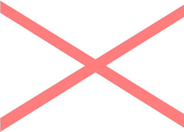 Red Cross Mark Clipart Small - X With Transparent Background - Free ...