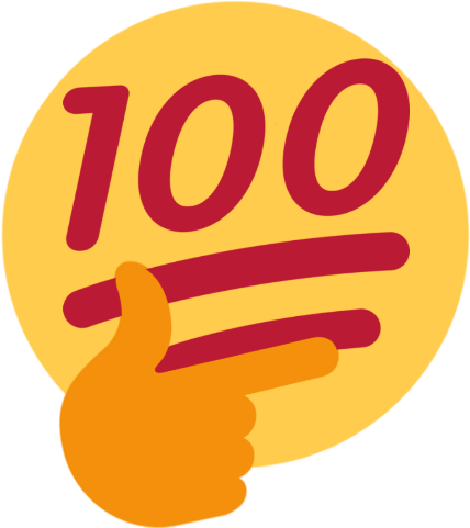 100 Emoji Png Hundred Points Symbol Emoji