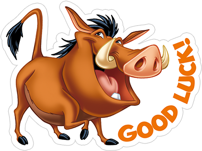 Download Viber Sticker «timon & Pumbaa» - Wigglewalls 6" Pumba Warhog ...