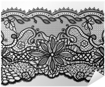 Template Frame Design For Card - Simple Lace Pattern - Free Transparent ...