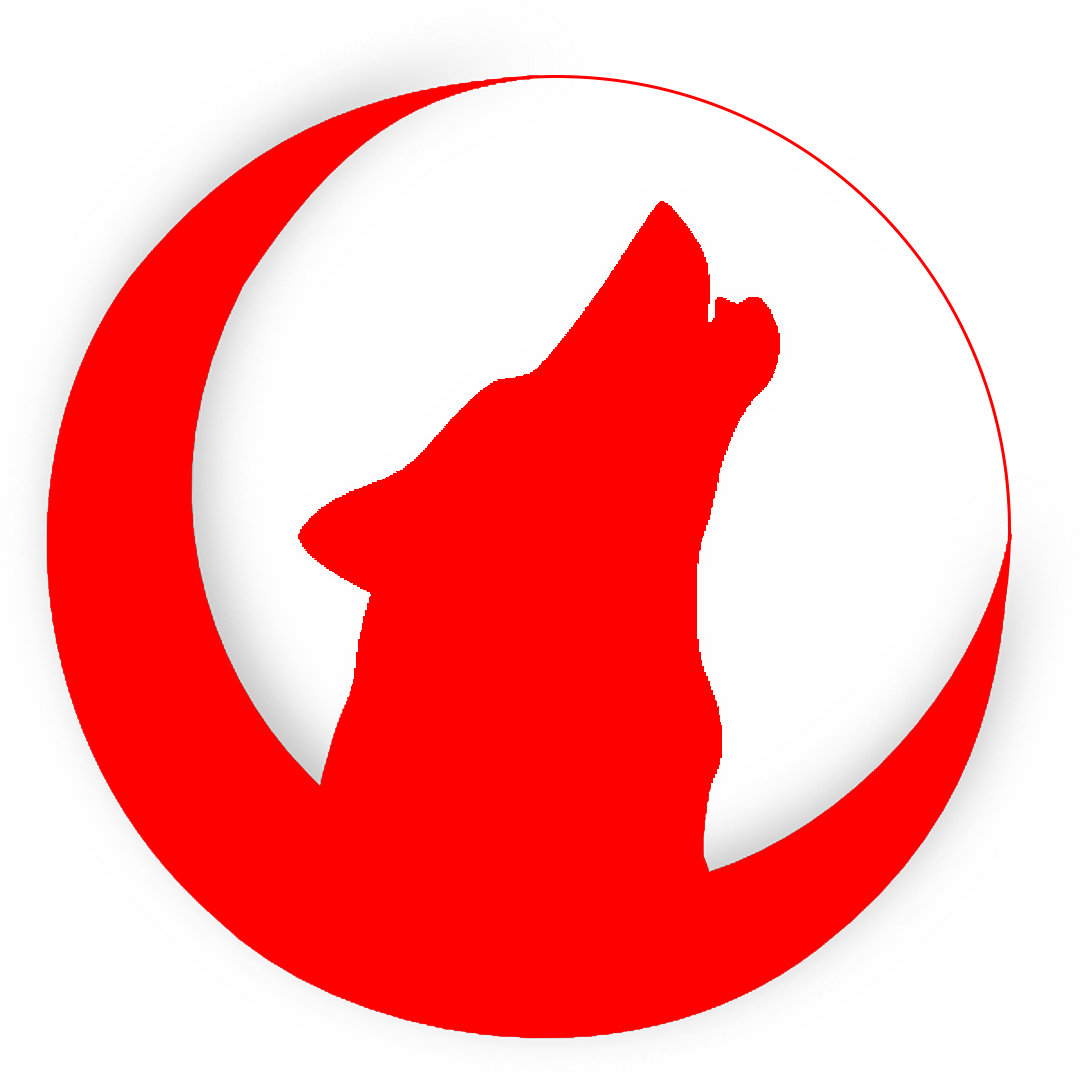 Download Howling Wolf Emblem - Drawing Wolf Howling Head PNG Image with ...