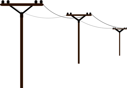 Power Line Clipart Telegraph Wire - Power Lines Clipart - Free ...