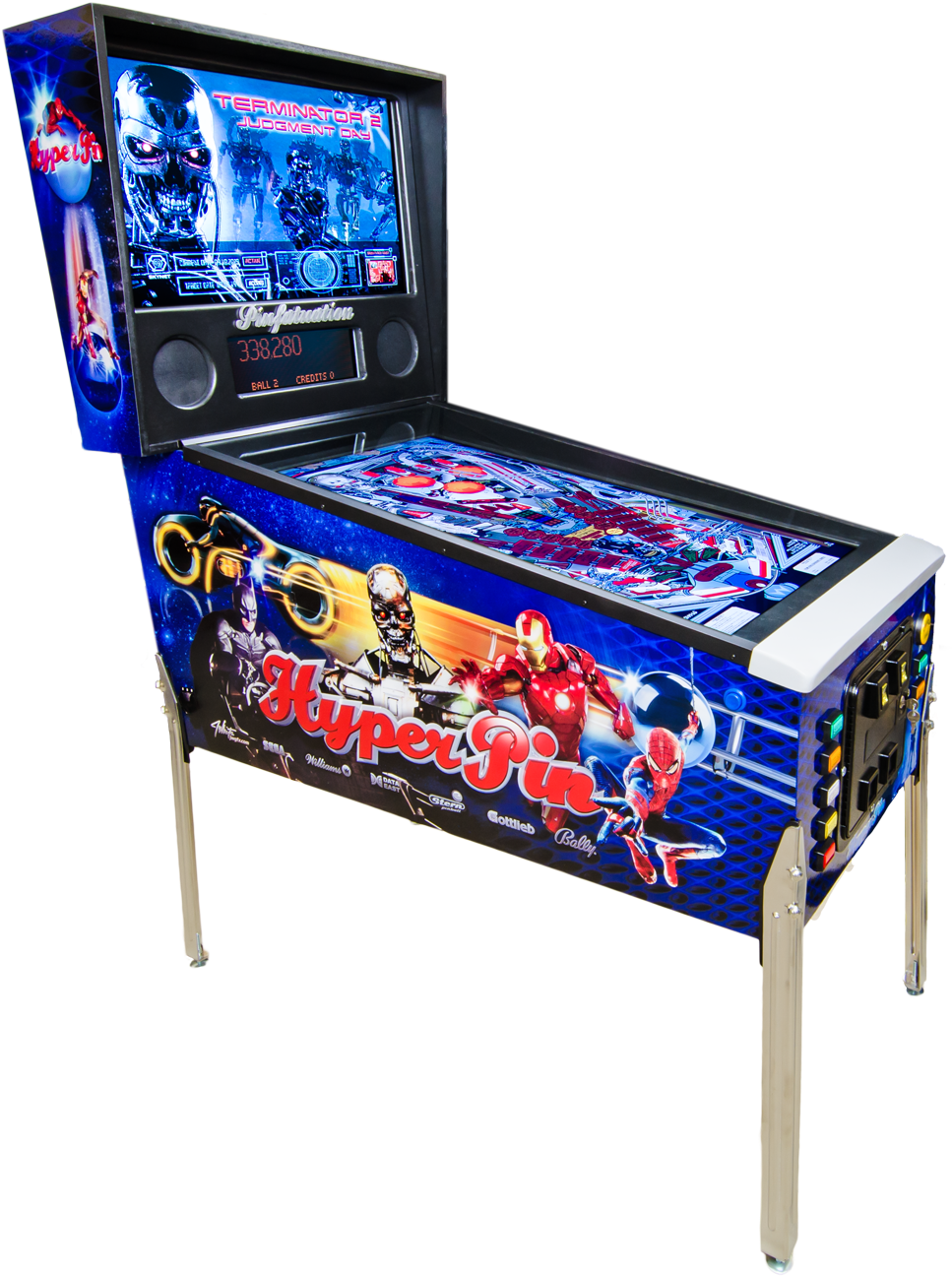 Download “pinfatuation” Digital Pinball Machine - Ms. Pac-man PNG Image ...
