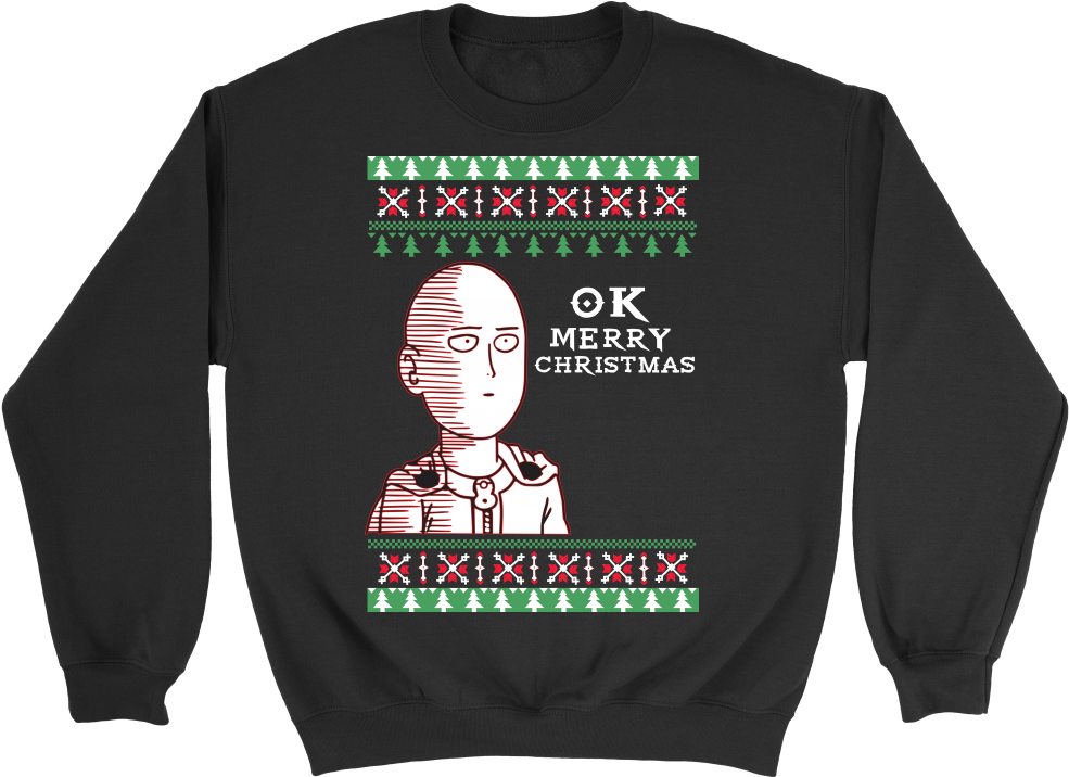 Download One Punch Man - Ok Long Sleeve Tees PNG Image with No ...
