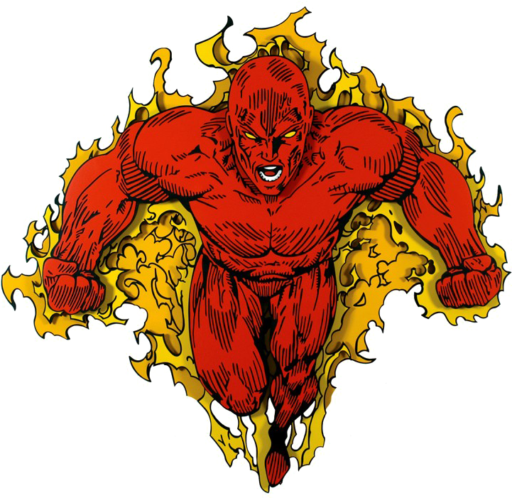 Download Human Torch Png Image - Human Torch Png Comic PNG Image with ...