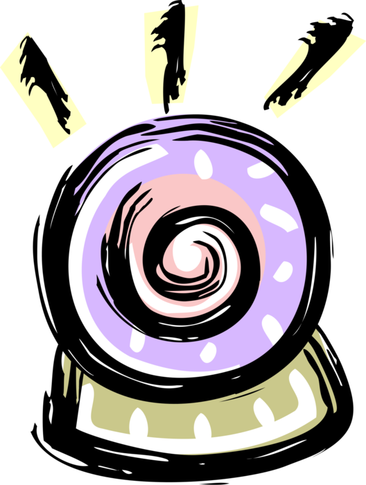 Download Vector Illustration Of Crystal Ball Orbuculum Glass PNG Image ...