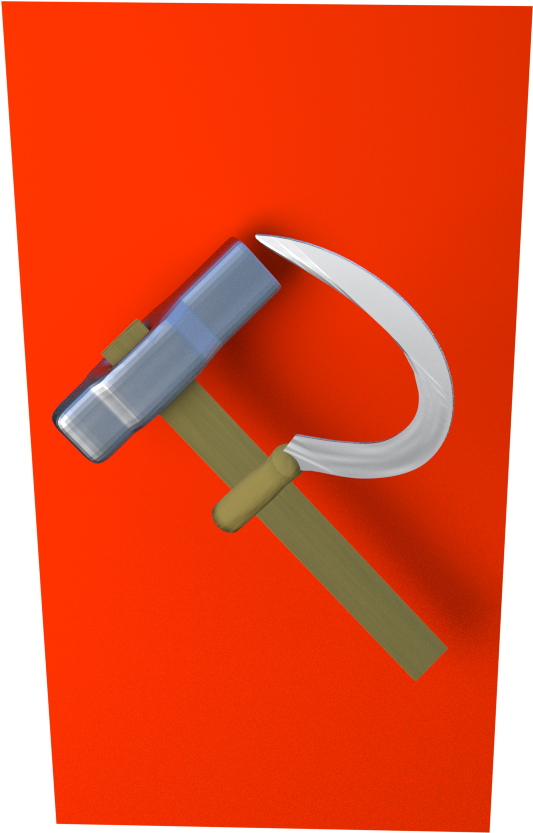 A Hammer And Sickle On A Red Background - Key - Free Transparent PNG ...