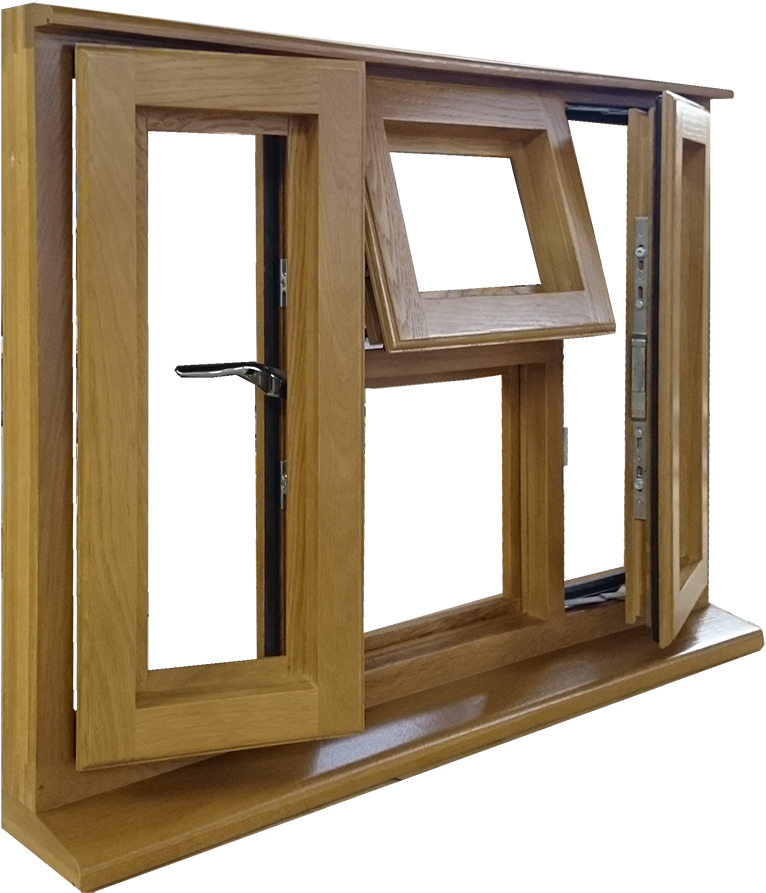 Download Large Side Oak Window - Window Side View Png PNG Image with No ...