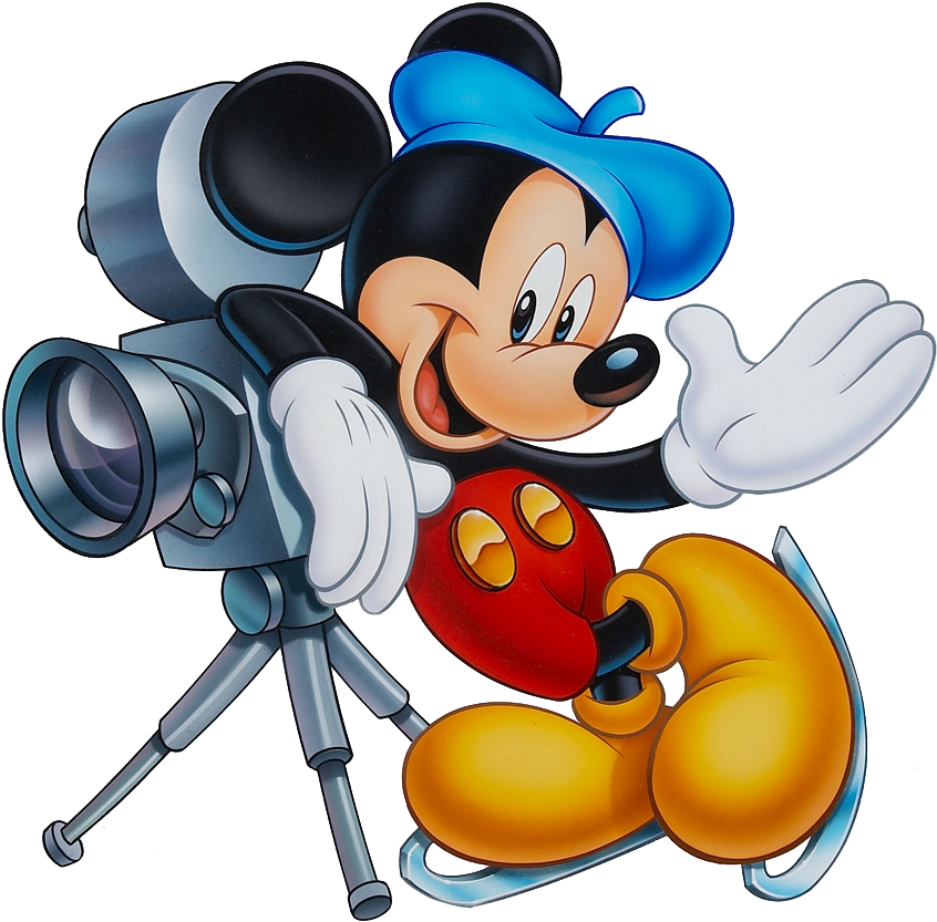 Download Camera Clipart Mickey - Mickey Mouse Movie Director PNG Image ...