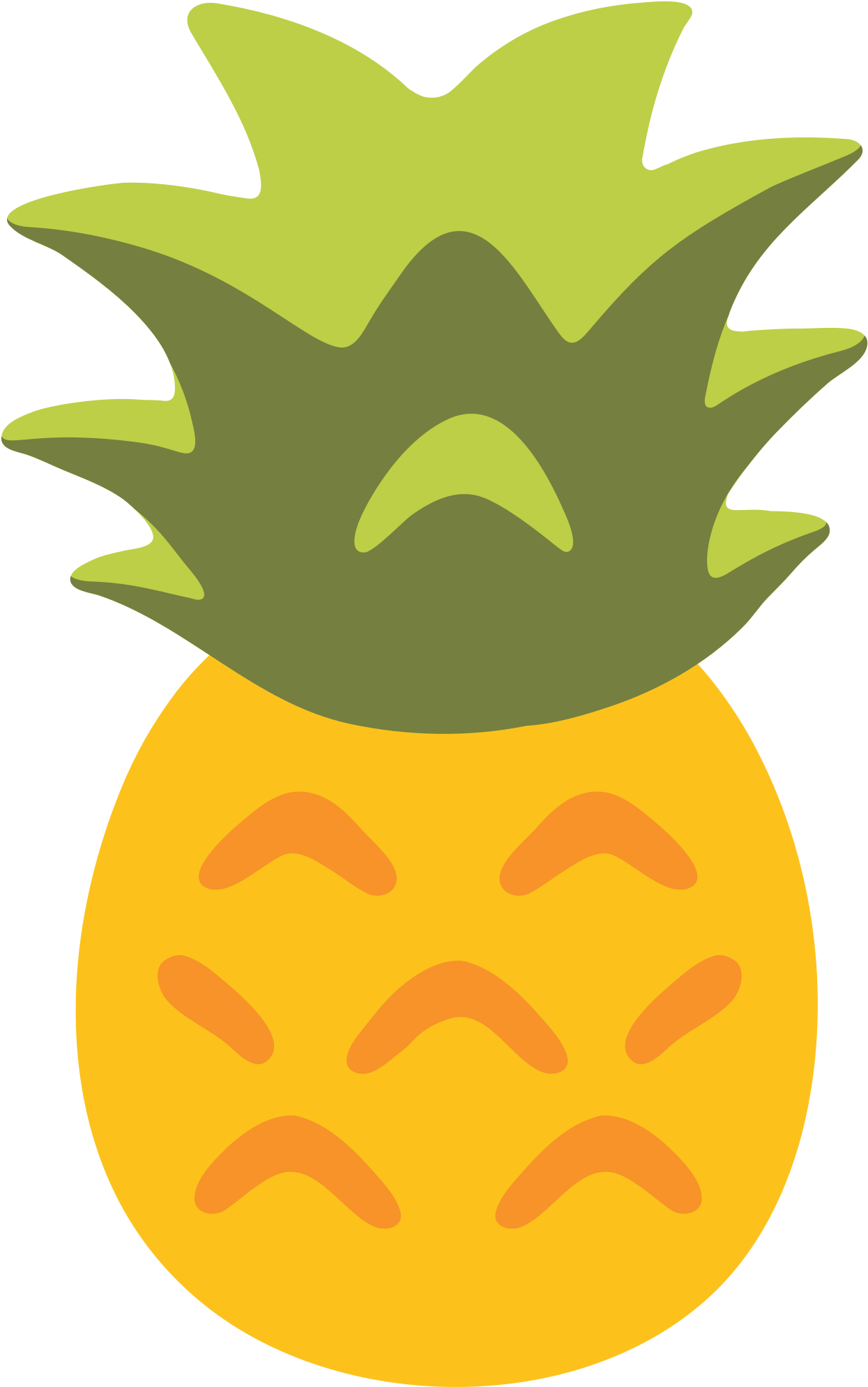Download Emoji Clipart Fruit - Pineapple Emoji PNG Image with No ...