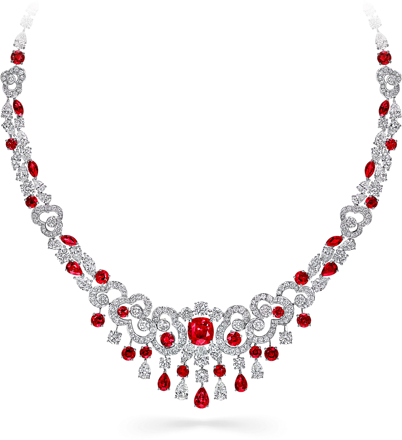 A Graff Nuage Ruby And Diamond Necklace - Jewellery - Free Transparent ...