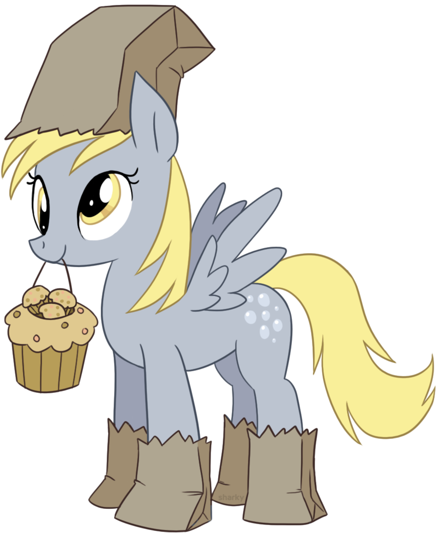 Download Paper Bags Artist Bizcuit Costume Derpy Hooves Muffins - Derpy ...