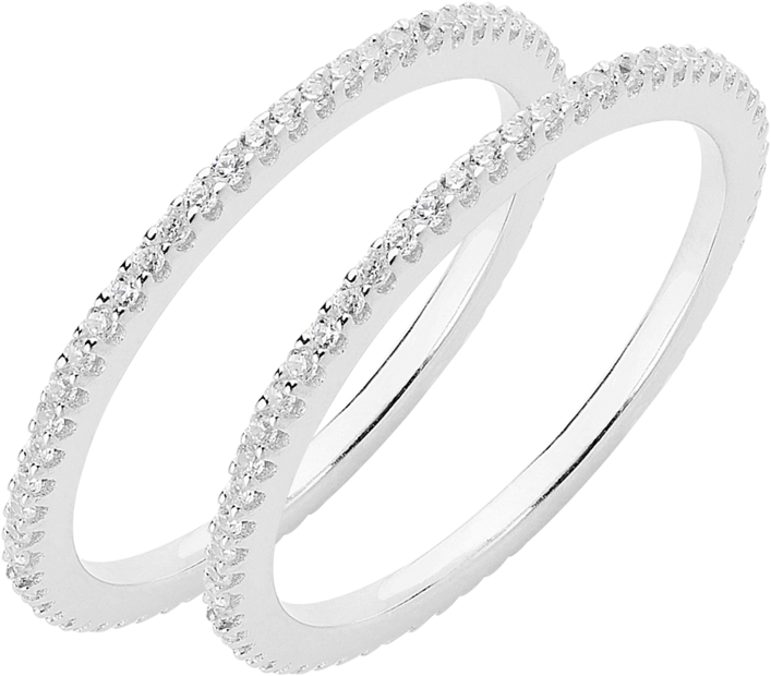 Silver Thin Ring Pack - Free Transparent PNG Download - PNGkey