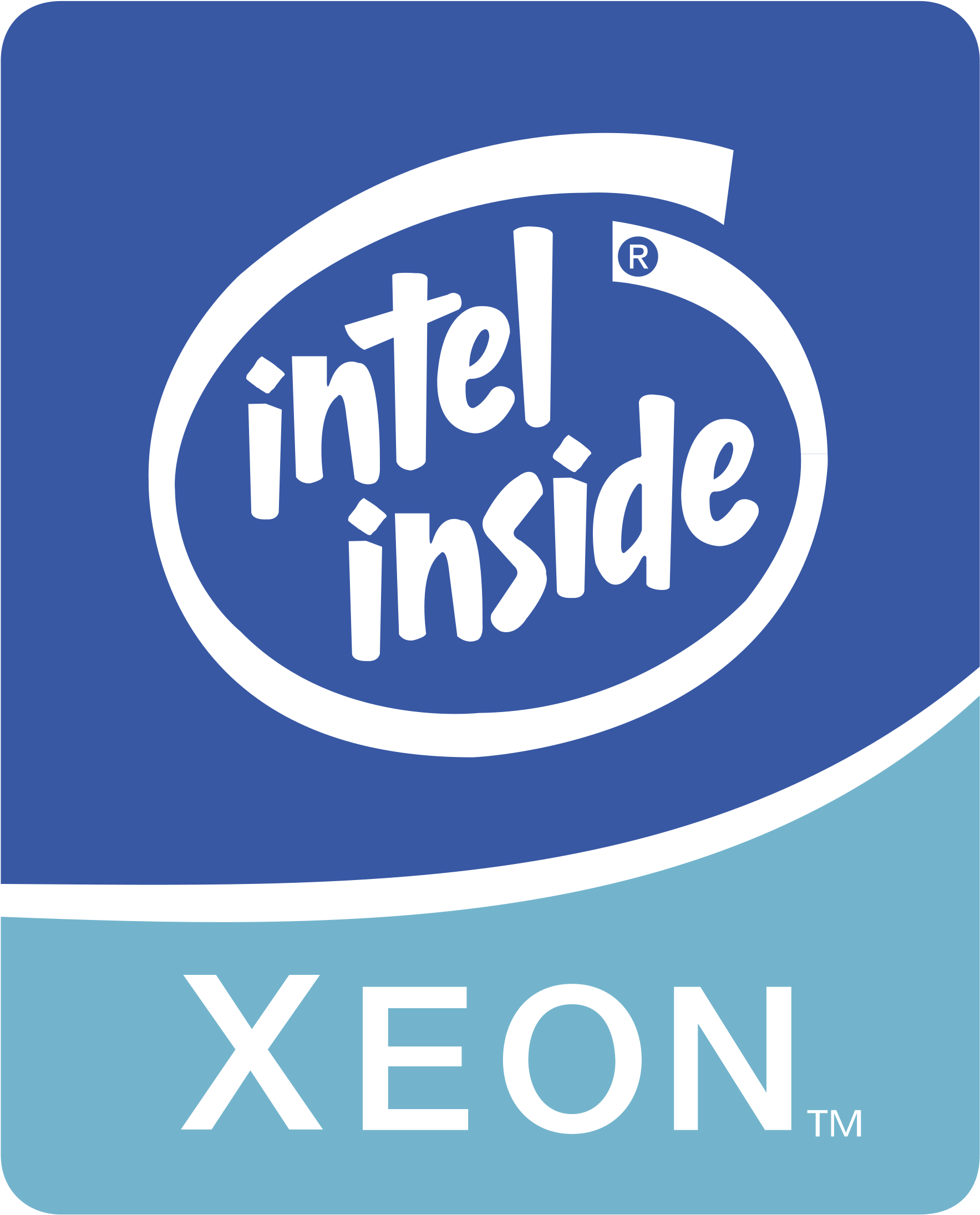 Xeon Processor Logo Png Transparent - Intel Inside Xeon Logo - Free ...