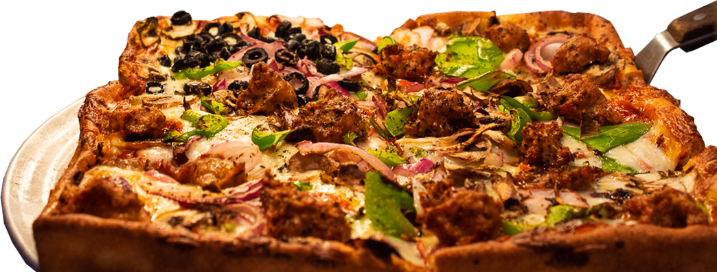 Download The Best Pizza In - Panhandler's Pizza PNG Image with No ...