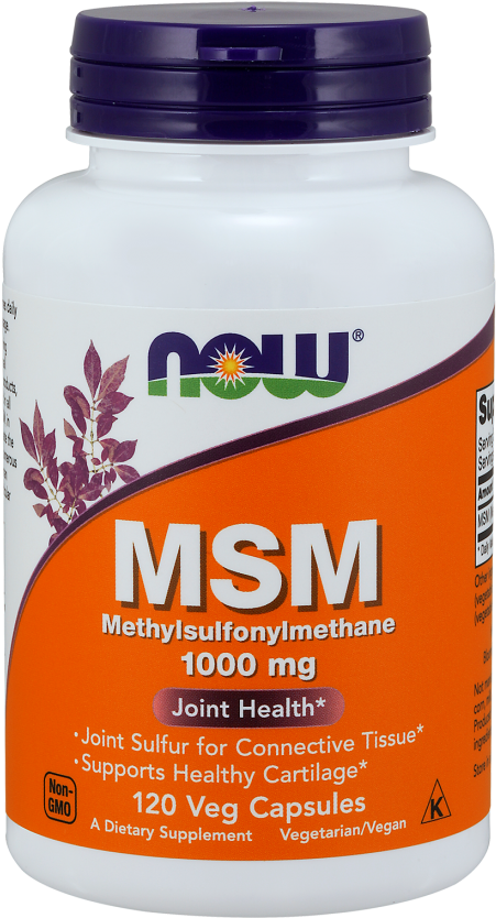 Download Msm 1000 Mg Veg Capsules - Now D-mannose - 500mg PNG Image ...