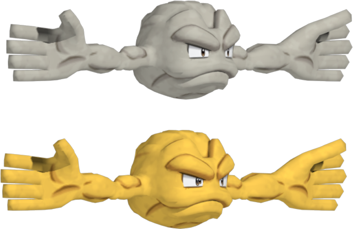 Download Download Zip Archive - Pokemon Geodude 3d PNG Image with No ...