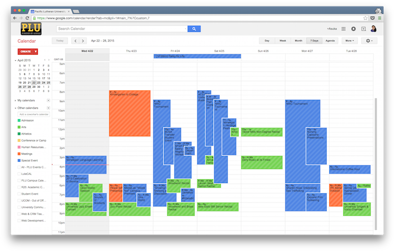 Download Google Calendar Web View - Google Calendar View PNG Image with ...
