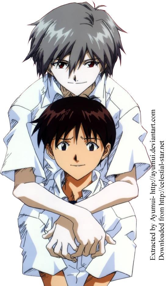 Download Members - Shinji Ikari And Kaworu Nagisa PNG Image with No ...