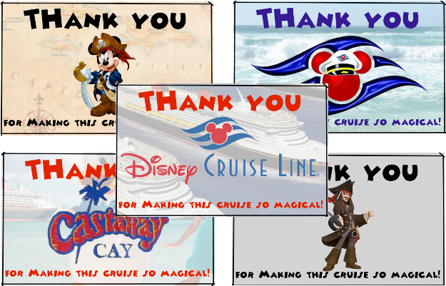 Disney Cruise Line Thank You - Disney Cruise Thank You - Free ...