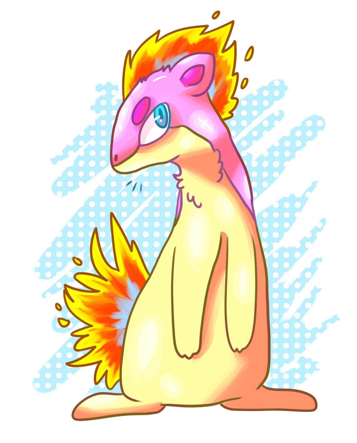 Download Zzzz Pink Quilava - Illustration PNG Image with No Background - PNGkey.com