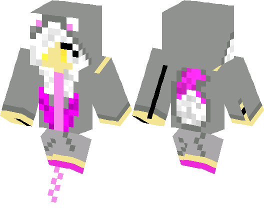 Download Funtime Foxy - Tangle Fnaf Minecraft Skin PNG Image with No Background - PNGkey.com