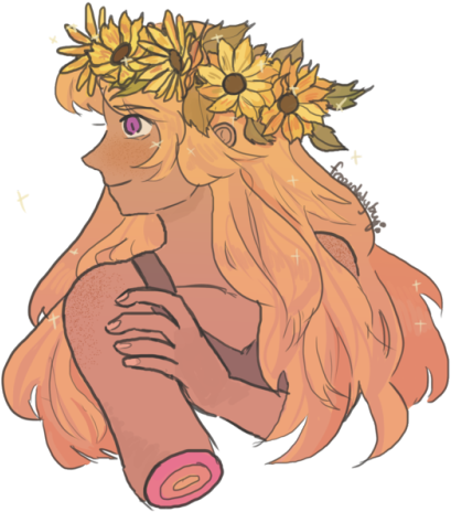 Download “sunflower Princess ” - Illustration PNG Image with No ...