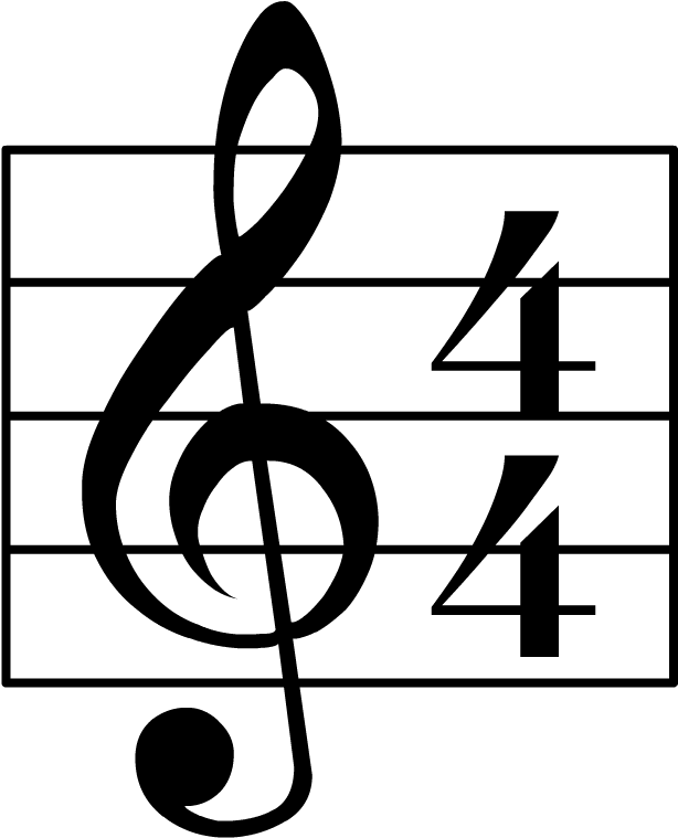 Download Clefs And Time Signatures - Treble Clef PNG Image with No ...