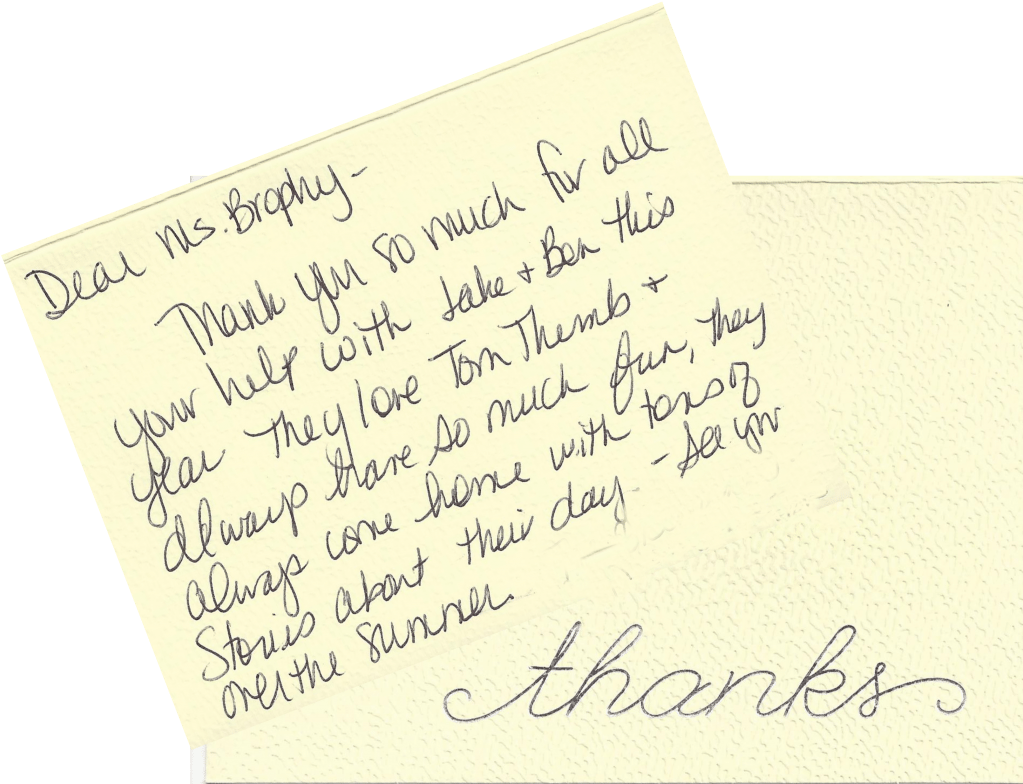 Download Thank You Card Dear Ms - Handwriting PNG Image with No ...