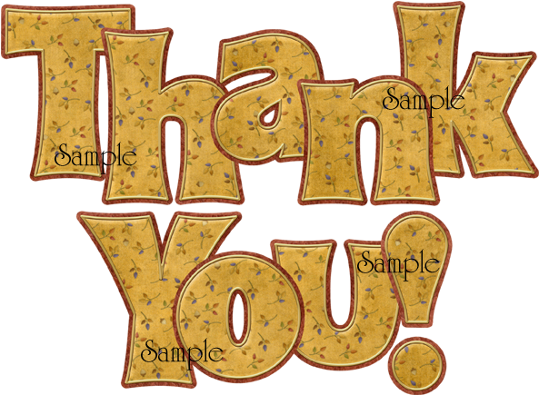 Autumn Thank You Cards Fall Thank You Cards Autumn - Word Thank You ...