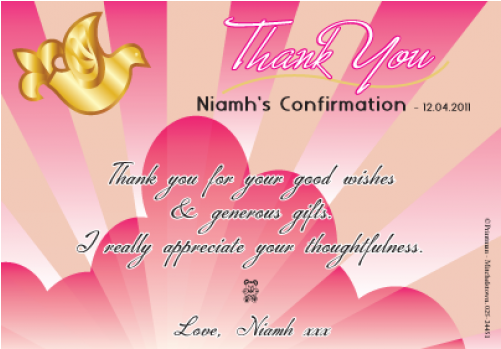 Download Thank You Card - Confirmation Thank You Cards PNG Image with ...