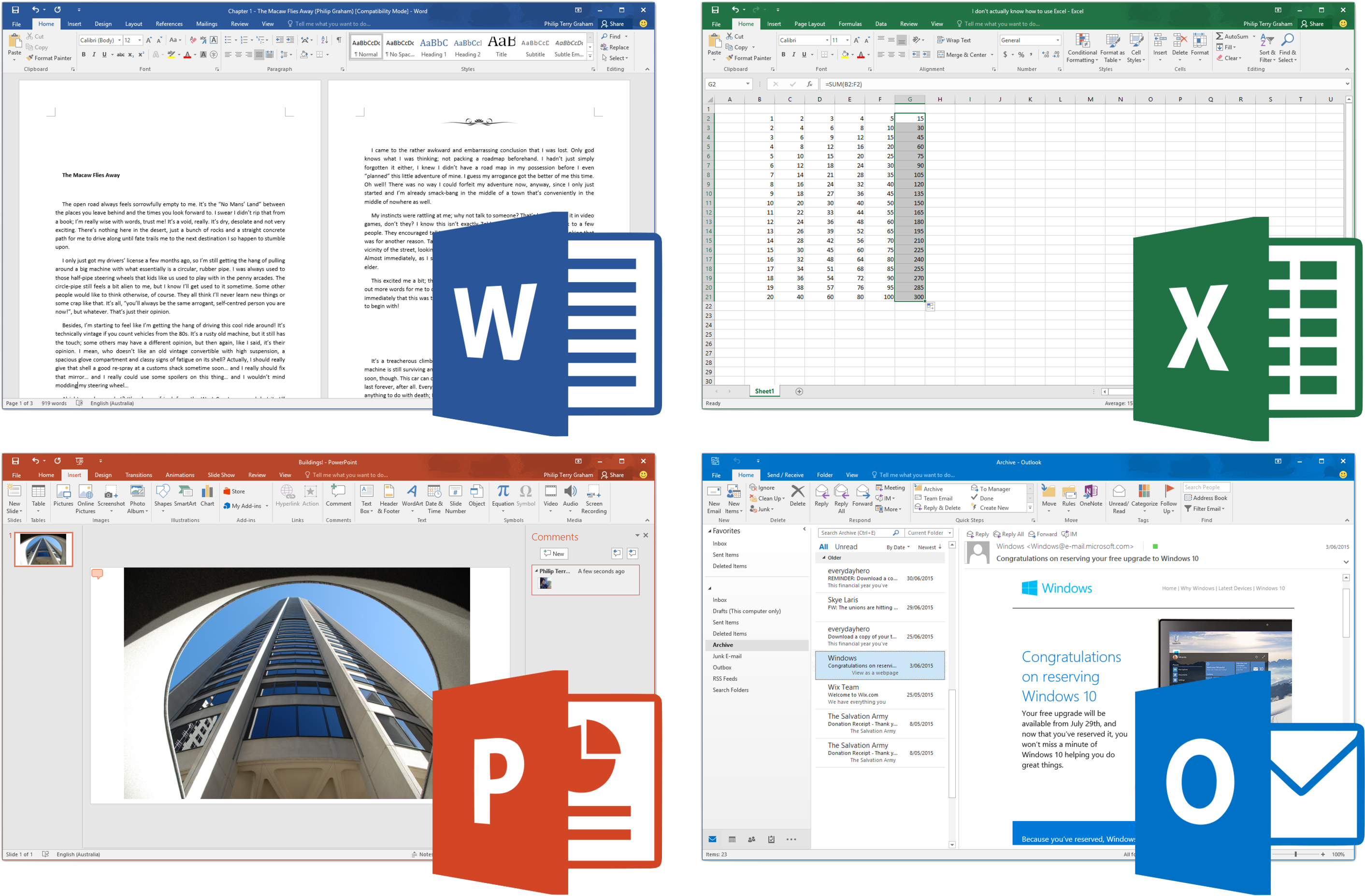 Download Microsoft Office 2016 For Mac Applications Example - Office ...