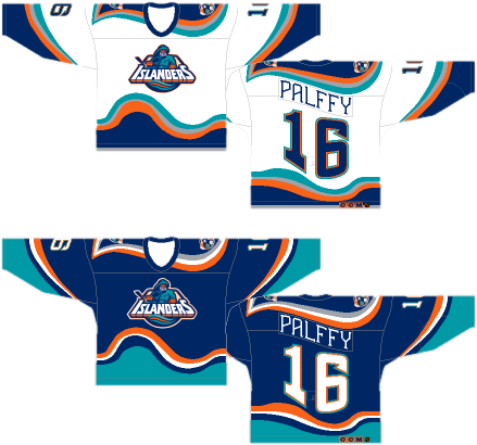 Download Islanders16 - New York Islanders Lighthouse Jersey PNG Image ...