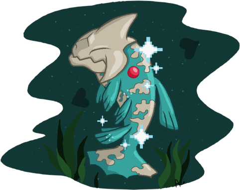 Drawing Art Pokemon Shiny Mspaint Shiny Pokemon Relicanth ...