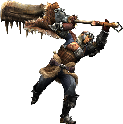 Download Character Great Sword - Monster Hunter Bone Greatsword PNG ...