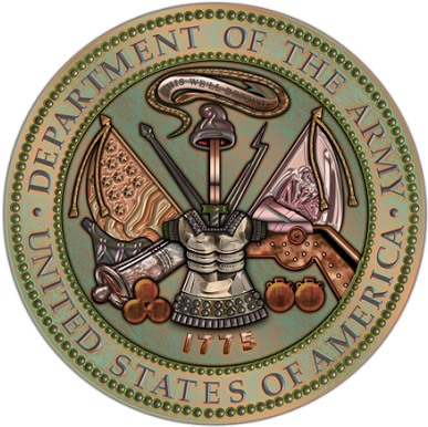 Download Military Insignia 3d - Us Army Emblem With Flags PNG Image ...