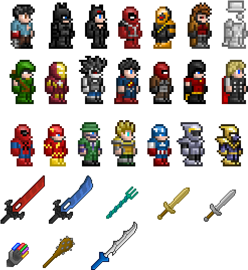 Terraria All Character