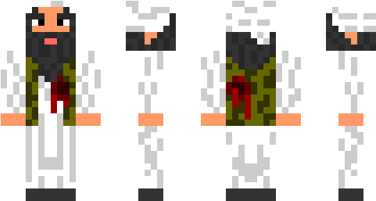 Minecraft Skin Applegood - Minecraft Osama Bin Laden Skin - Free ...