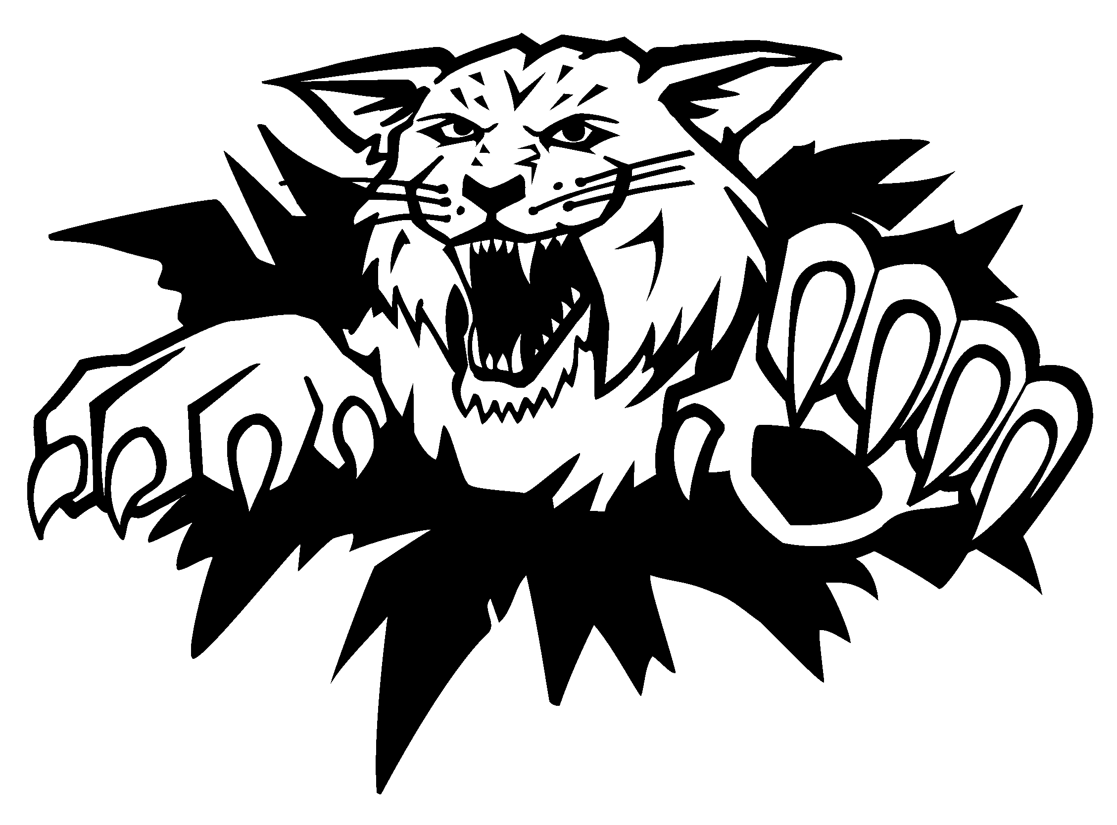 Download Moncton Wildcats Logo Black And White - Moncton Wildcats Logo ...