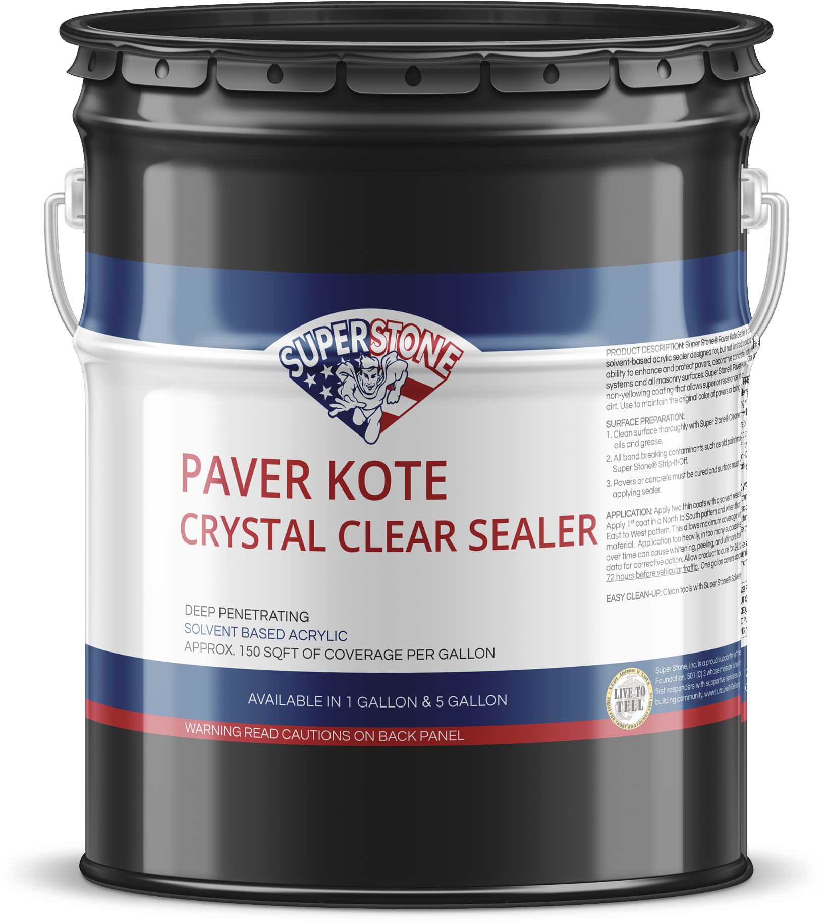 Download Paver Kote 23% Solids - Paint Packaging Design Metal PNG Image ...