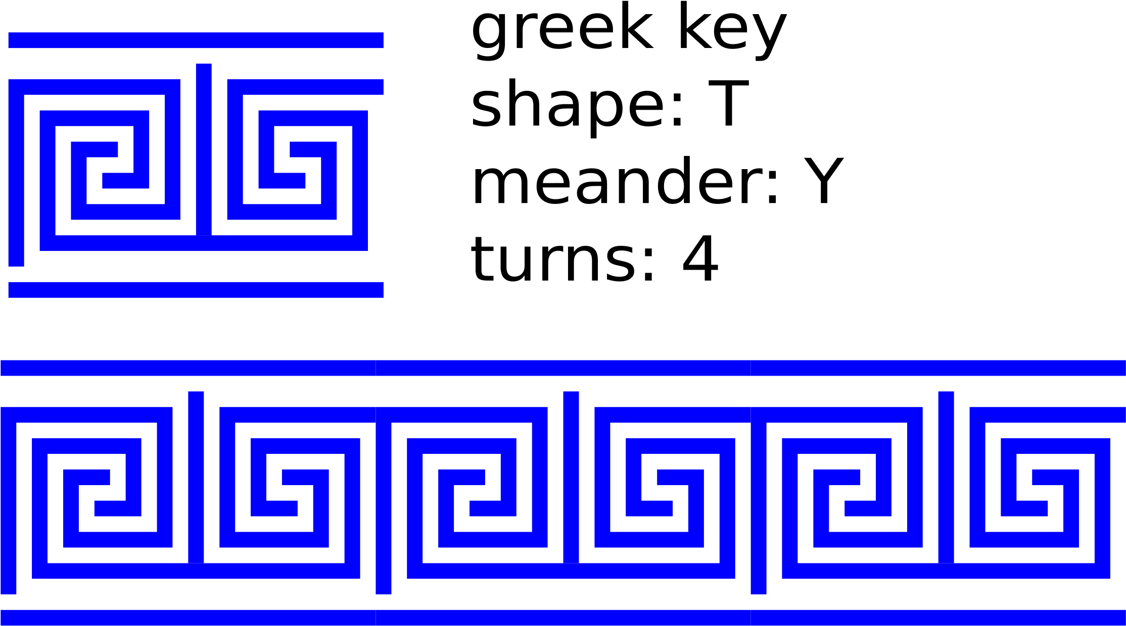 Drawn Key The Greek - Greek Meander - Free Transparent PNG Download ...