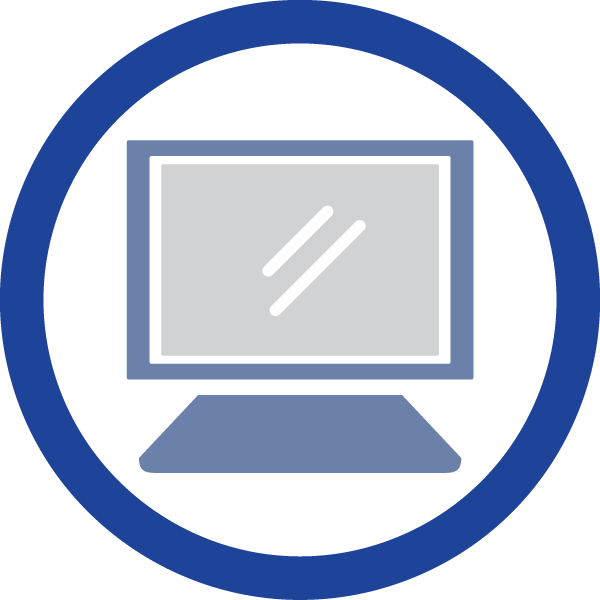 Download Gauging Your Technology Skills - Computer Skills Icon Blue PNG ...