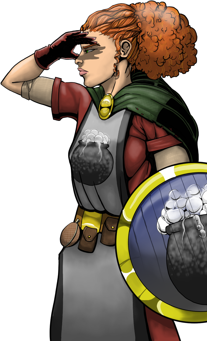 Download Ana, First Level Cleric Of Aesocar - Cartoon PNG Image with No ...