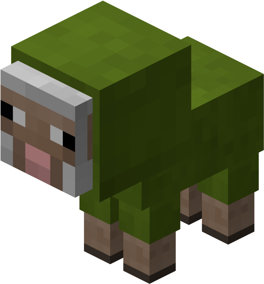 Download 其他解析度：206 × 240 像素 - Minecraft Sheep PNG Image with No ...