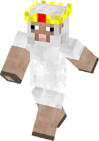 Download Sheep King Skin - Minecraft Sheep PNG Image with No Background ...