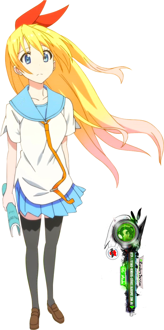 Blonde Kirisaki Chitoge Nisekoi Nisekoi Renders School - Nisekoi - Free ...