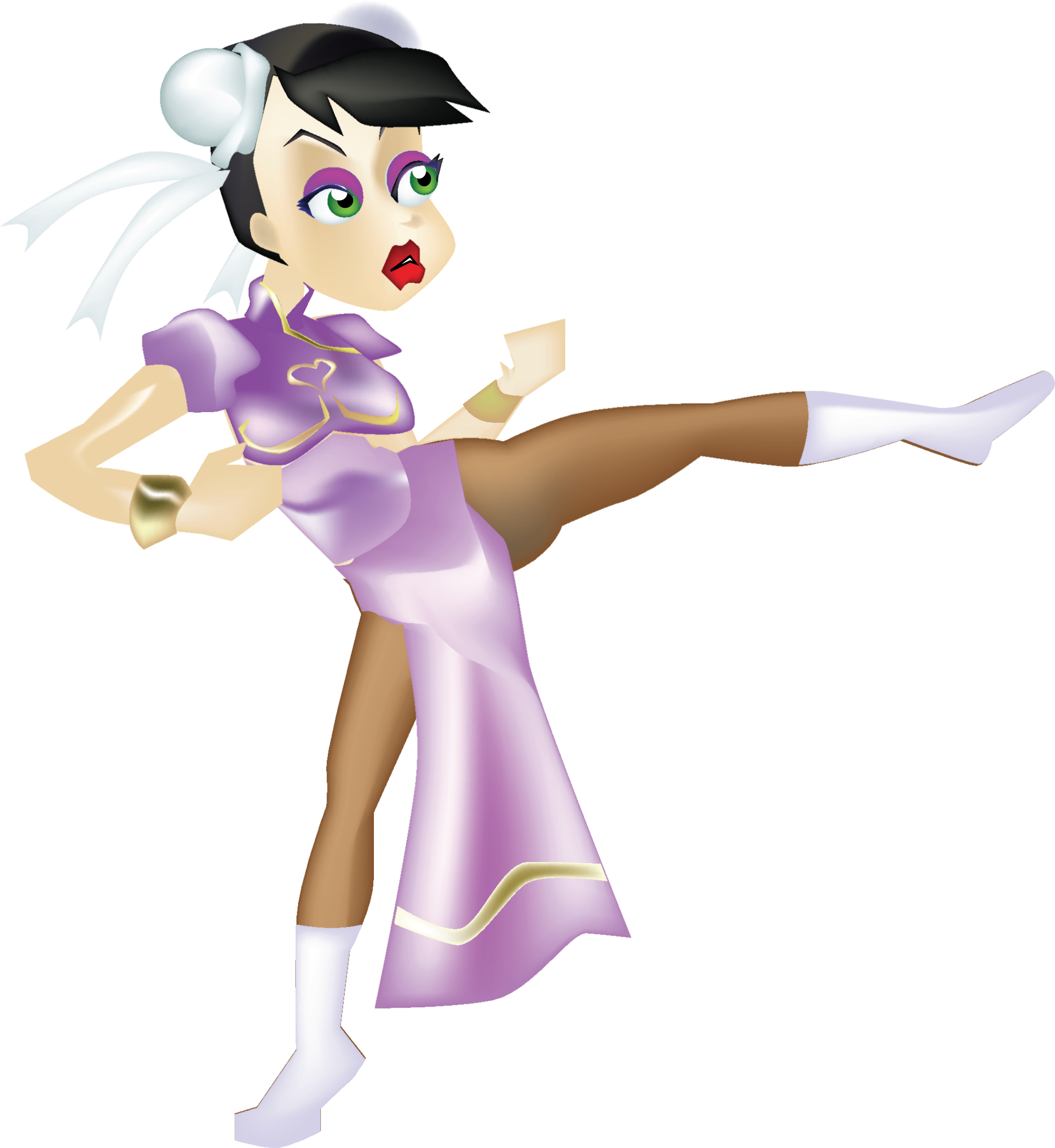 Download This Free Icons Png Design Of Female Martial Artist PNG Image ...