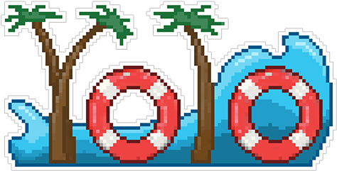 Yoyo Summmmmmaaaa Pixel Summer - Pixel Summer - Free Transparent PNG ...
