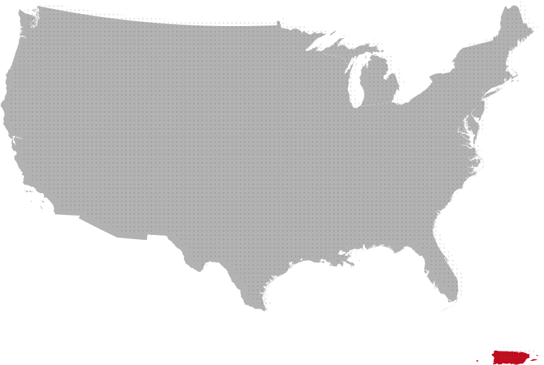 Download Puerto Rico Map Image - Trump Clinton Electoral Map 2016 PNG ...