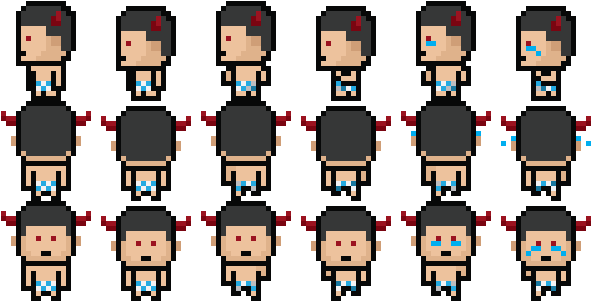 Download Preview - Pixel Characters PNG Image with No Background ...